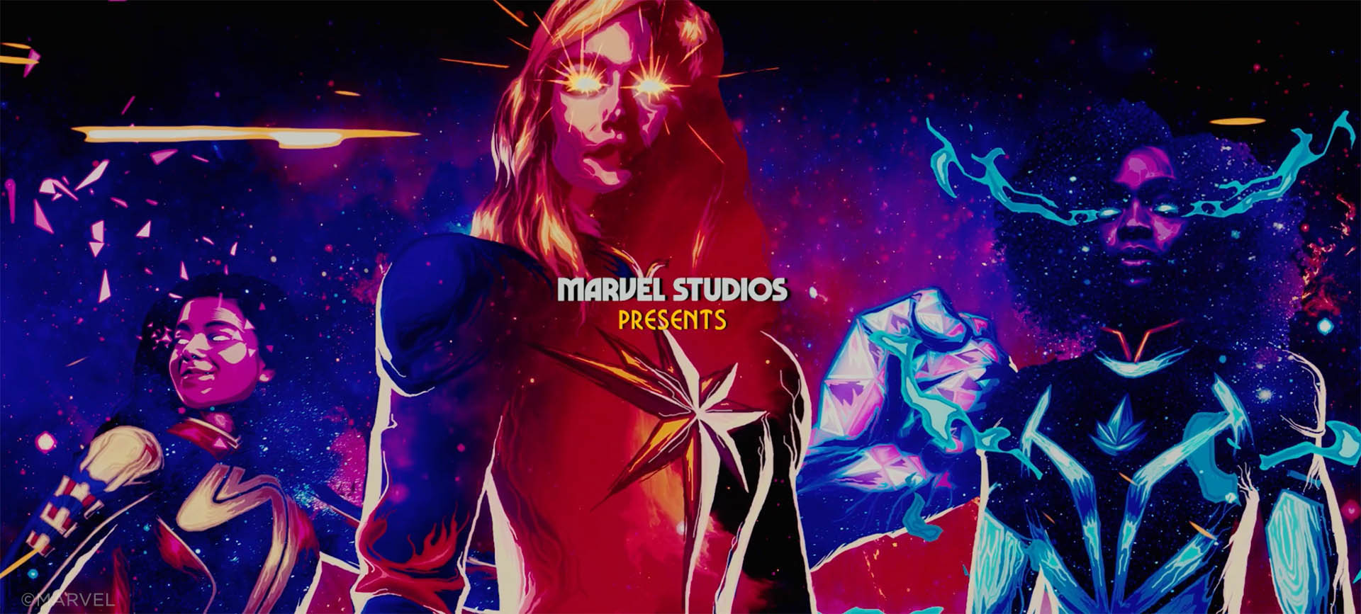 Perception Designs Colorfully Cosmic Main On End Title Sequence For Marvel Studios’ The Marvels ...