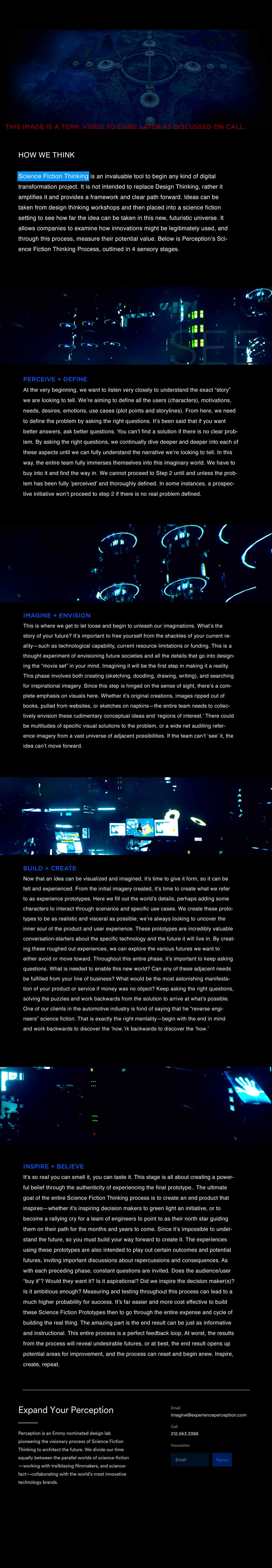 Sci-Fi Thinking | PERCEPTION